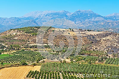 Messara Plain. Crete, Greece Stock Photo - Image: 70113983