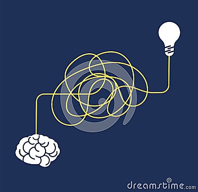 Messy Complicated Way. Confused Process, Chaos Line Symbol. Tangled ...
