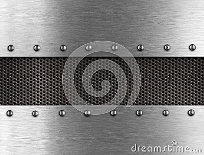 Metal Background With Rivets Royalty-Free Stock Photo | CartoonDealer ...