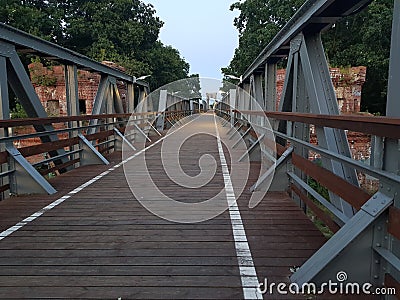 Metal Bridge - Pathway Stock Photography | CartoonDealer.com #191454104