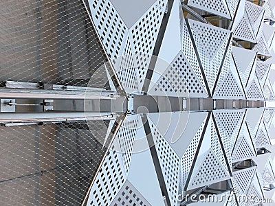 Metal Cladding On Building Stock Image | CartoonDealer.com #87594181