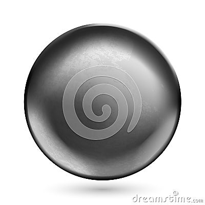 Metal Concave Button Icon Template Texture Vector | CartoonDealer.com ...