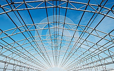Metal Construction Framework Royalty Free Stock Images - Image: 12436519