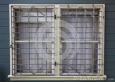 Metal Grated Windows Royalty-Free Stock Photo | CartoonDealer.com #17848545