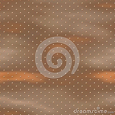 Metal Studs On Copper Texture Stock Photo | CartoonDealer.com #2881851