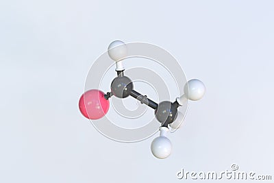 Metaldehyde Molecule, Scientific Molecular Model, Looping 3d Animation ...