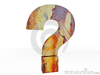 Metallic Question Mark In Vintage Sty Stock Image | CartoonDealer.com ...