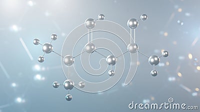 Metformin Molecular Structure, 3d Model Molecule, Biguanides ...