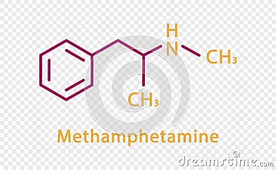 Methamphetamine Chemical Formula. Methamphetamine Structural Chemical ...
