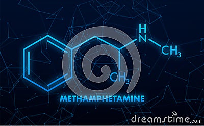 Methamphetamine Formula, Great Design For Any Purposes Cartoon Vector ...