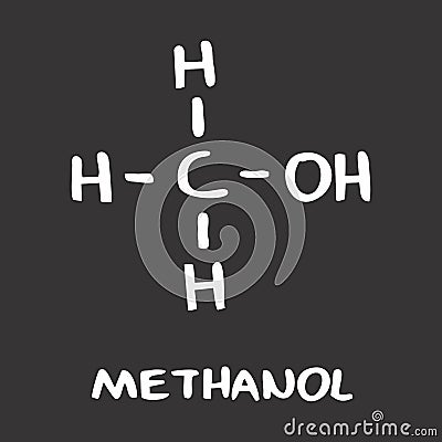Methanol Formula Illustration | CartoonDealer.com #179647159