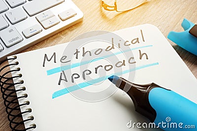 Methodical Approach Written On A Page Of The Note. Royalty-Free Stock ...