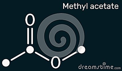 Methyl Acetate, Methyl Ethanoate Molecule. It Is Acetate Ester, Solvent ...