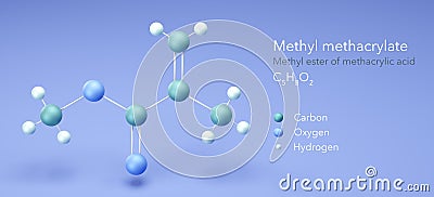 Methyl Methacrylate, Molecular Structures, Methyl Ester, 3d Model ...