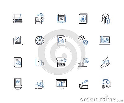 Metrics Criteria Line Icons Collection. Measurable, Quantitative ...