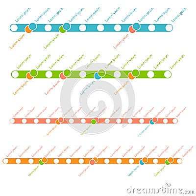 Metro Or Subway Map Design Template. City Transportation Scheme Concept ...