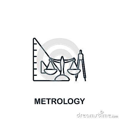 Metrology Icon. Line Simple Science Icon For Templates, Web Design And ...