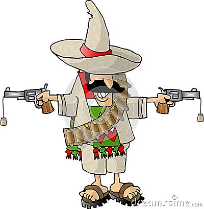 Mexican Bandito Royalty Free Stock Image - Image: 29996