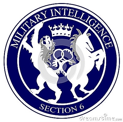 MI6 Logo Button Vector Illustration | CartoonDealer.com #86068654