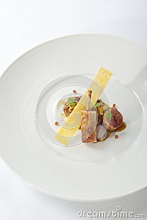 Michelin Star Lamb Dish Stock Photo - Image: 17985870