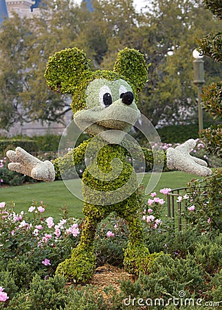 Mickey Mouse Topiary Photos - Free & Royalty-Free Stock Photos from ...