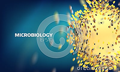 Microbiology Cell Explore. Molecular View. Medical Technology ...
