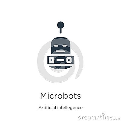 Microbots Icon Vector. Trendy Flat Microbots Icon From Artificial ...