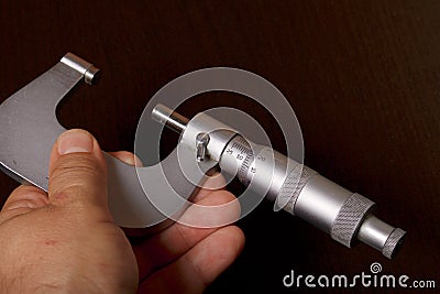 Micrometer With A Circular Scale For External Measurements And A ...