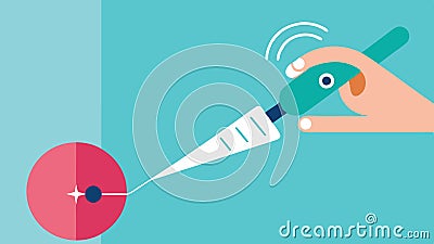 Microneedling Technique An Illustration Focusing On The Technique Of ...