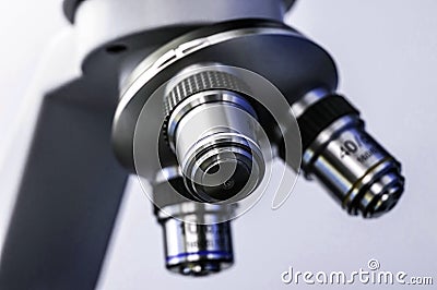 Microscope Revolving Nosepiece Stock Photo - Image: 54871903