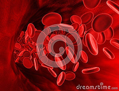 Microscopic Blood Cells Stock Image - Image: 2142271