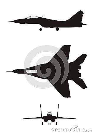 Mig-29 Cartoon Vector | CartoonDealer.com #5257251
