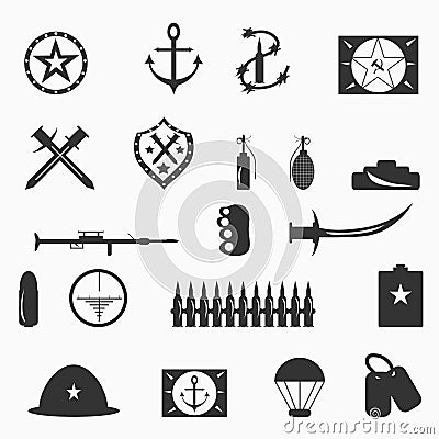 Military Symbols Abstract Colorful Background Pattern Royalty-Free ...
