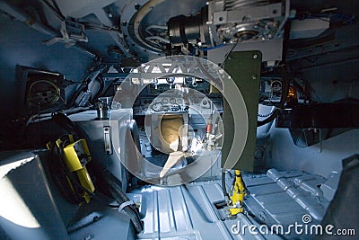 Military Vehicle, Inside View Stock Photo - Image: 5599350