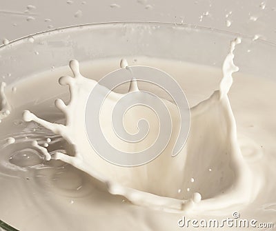 Milk Splash stock photo. Image of milk, detail, creamy, breakfast - 39986