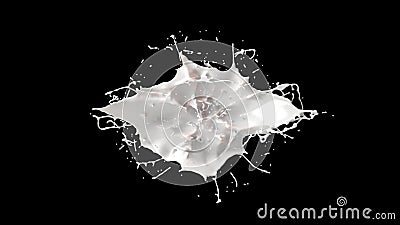 Milk splash explosion stock video. Video of effect, creativity - 177089857