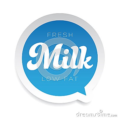 Milka Label Sticker Sign Vector Illustration | CartoonDealer.com #125703064