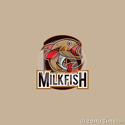 Milkfish Logo - Esport Logo Cartoon Vector | CartoonDealer.com #183761667