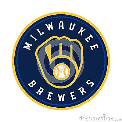Milwaukee Brewers Baseball Team Logo Vector Illustration ...