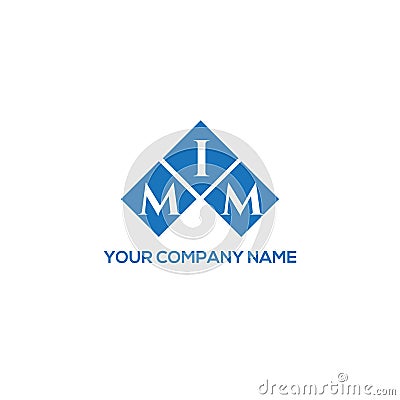 MIM Letter Logo Design On WHITE Background. MIM Creative Initials ...