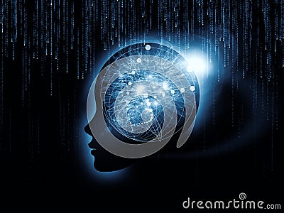 Mind Atoms Stock Illustration - Image: 44531000