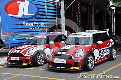 Mini Cooper Race Editorial Image - Image: 16359195