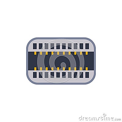 Mini Displayport Pc Universal Connector Icon. Vector Graphic ...