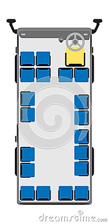Top View Bus Seat Map Stock Illustrations – 49 Top View Bus Seat Map ...