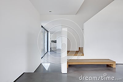 Minimalist Modern Entrance Hall Royalty Free Stock Photography - Image ...
