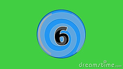 Minimalistic Countdown, Timer Counting Down 10 Seconds with Black ...