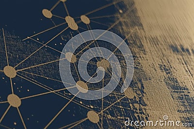 Minimalistic Futuristic Network Design With Geometric Pattern For ...