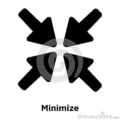 Minimize Icon Vector Isolated On White Background, Logo Concept ...