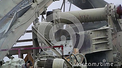 The Mining Process Machine Mining Ore into Fine Raw Materials Stock ...