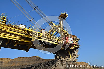 Mining Wheel Stock Photo - Image: 66471719